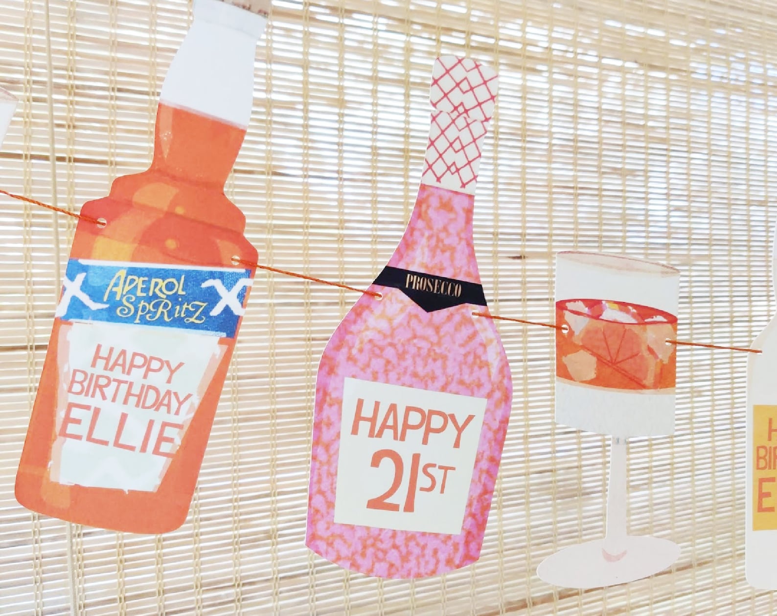 21ST Birthday Decorations Italian Spritz Themed Party - Etsy