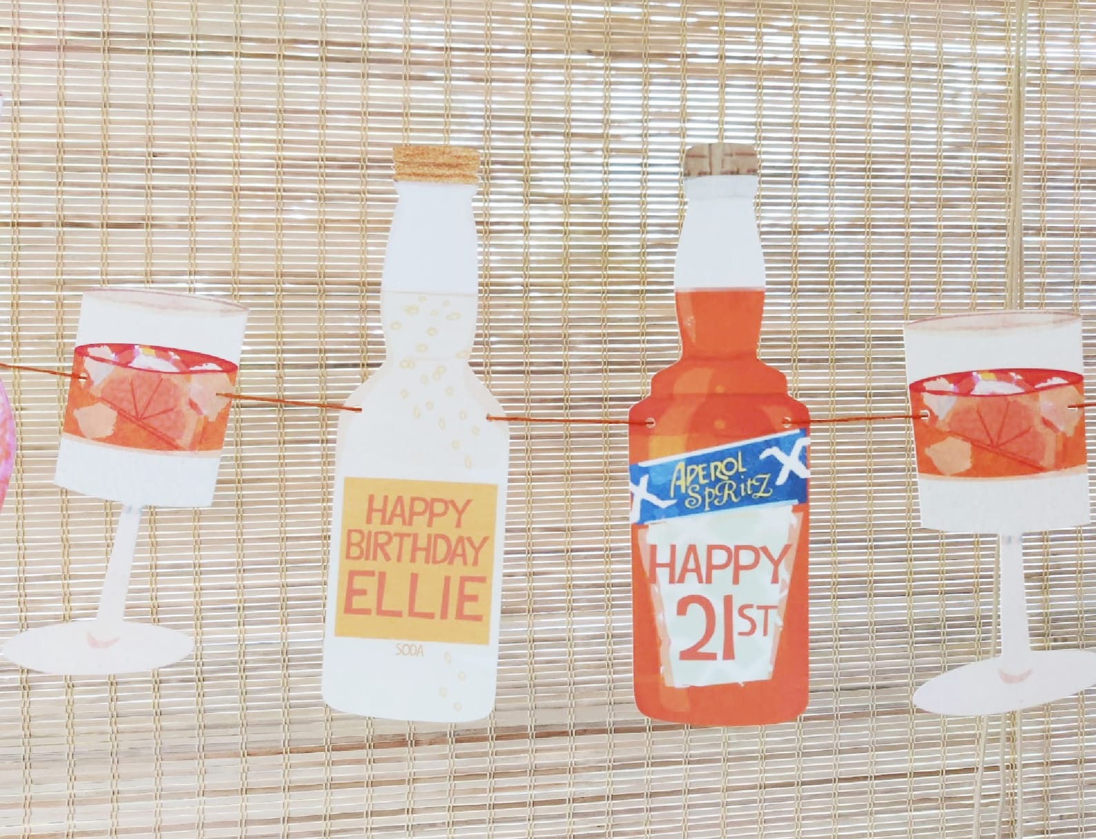 21ST Birthday Decorations Italian Spritz Themed Party - Etsy