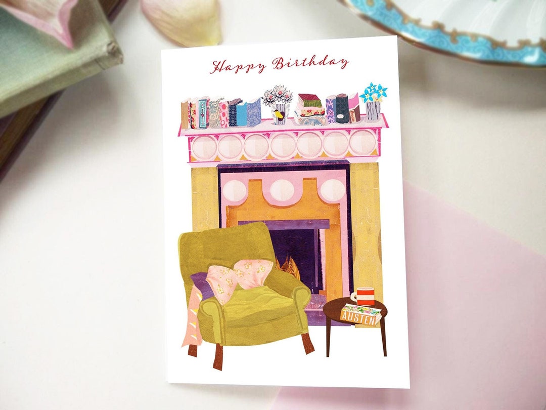 60th Birthday Book Card: Literary Theme Greetings - Etsy