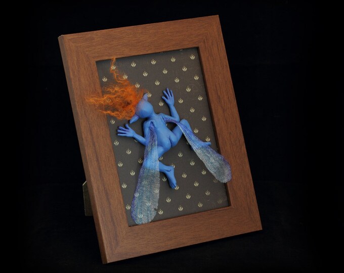Fairy Faerie Fae Pixie Figure. Framed Fairy Faux Taxidermy. - Etsy