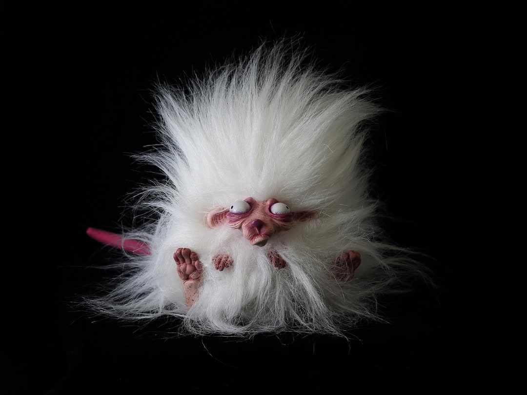 Fantasy Creature Pet RAT Little Monster Teddy Bear Plushie so Cute ...