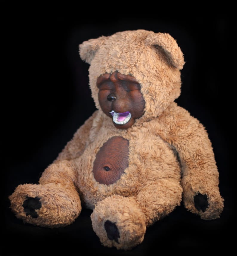 Teddy Bear plushie Scary gothic Woodland Creature so cute | Etsy