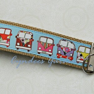 Beetle Bus Wristlet Key Fob Key Chain Keyrings Key Strap Key Holder ...