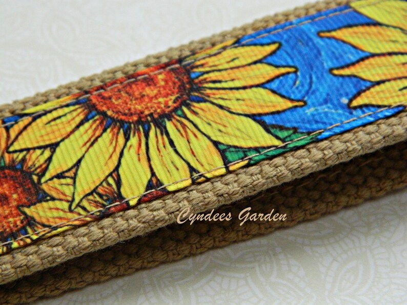 Sunflower Wristlet Key Chain Key Fob Key Holder Key Strap Key - Etsy