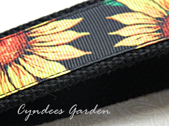 Sunflower Wristlet Key Chain Key Fob Key Holder Key Strap Key | Etsy