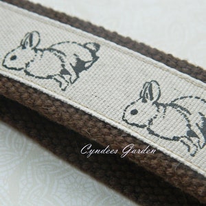 Bunny Rabbit Wristlet Key Chain Key Fob Key Holder Key Strap Key Ring ...