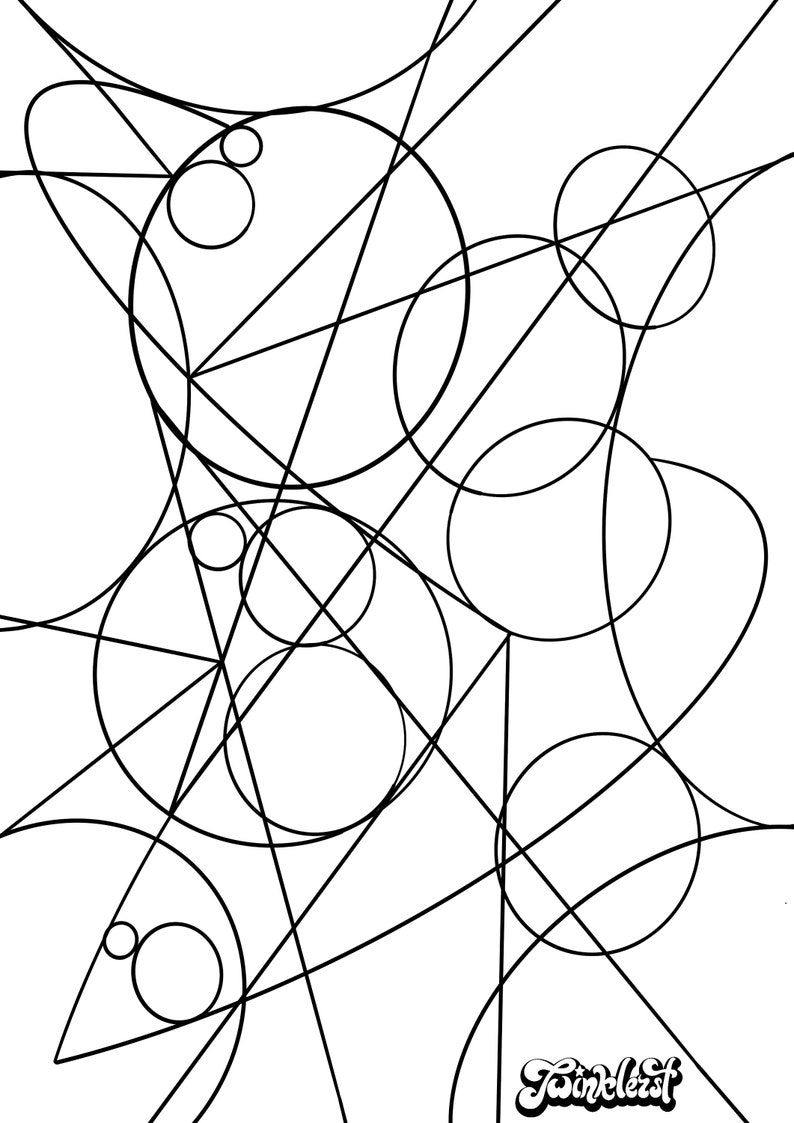 G is for Geometry - Alphabet Colouring Series 7/26 - 2024 - Etsy