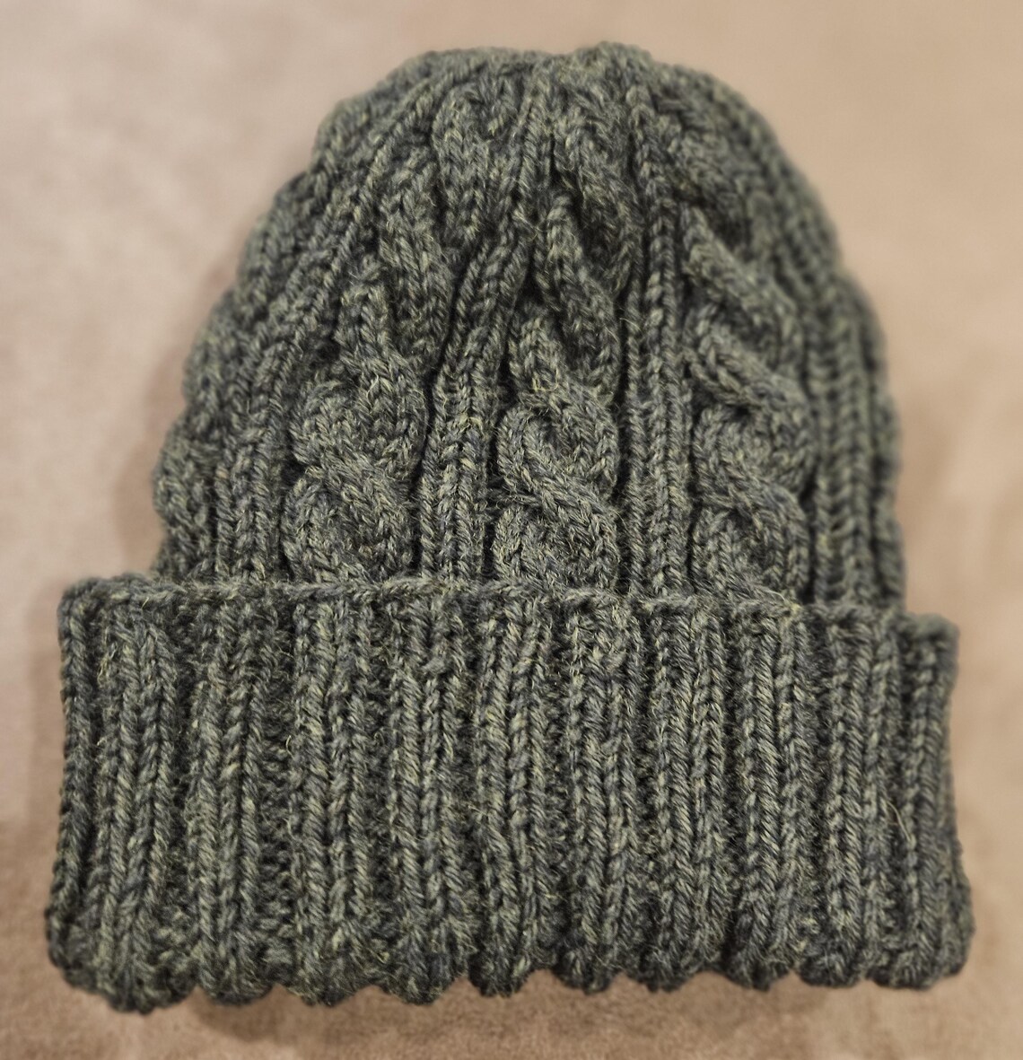 Cabled Wool Hat/watch Cap for Teens and Adults - Etsy