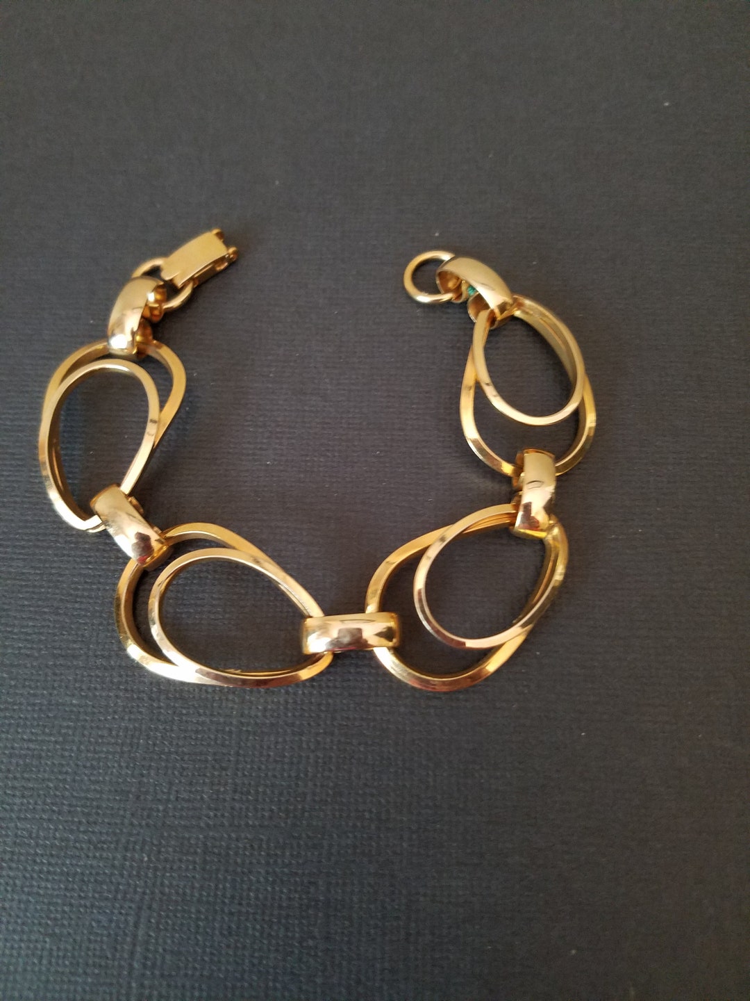 Elizabeth Morrey Bracelet - Vintage Morrey Bracelet With Gold Tone ...