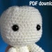 6 Inches -crochet Pattern Doll Base -amigurumi DIGITAL PATTERN - Square ...