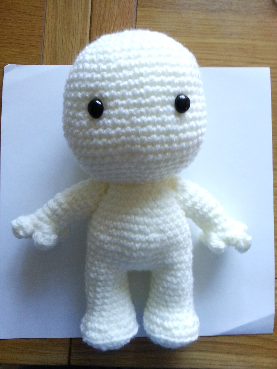 11 Inchs - Crochet Doll Base - Chibi Amigurumi DIGITAL PATTERN ...