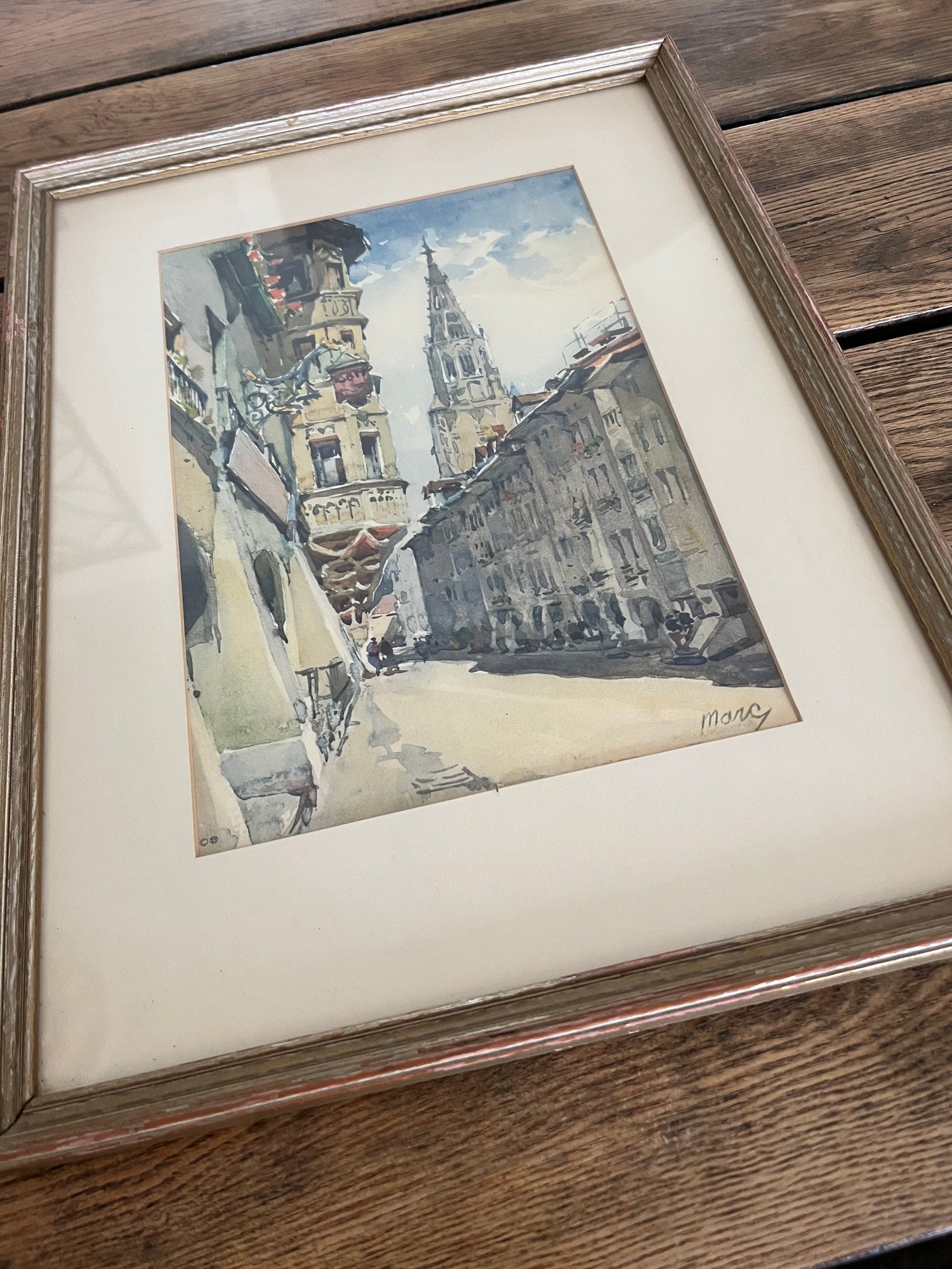 Nicolas Markovitch Watercolor Lithograph/signed Framed Nicolas - Etsy