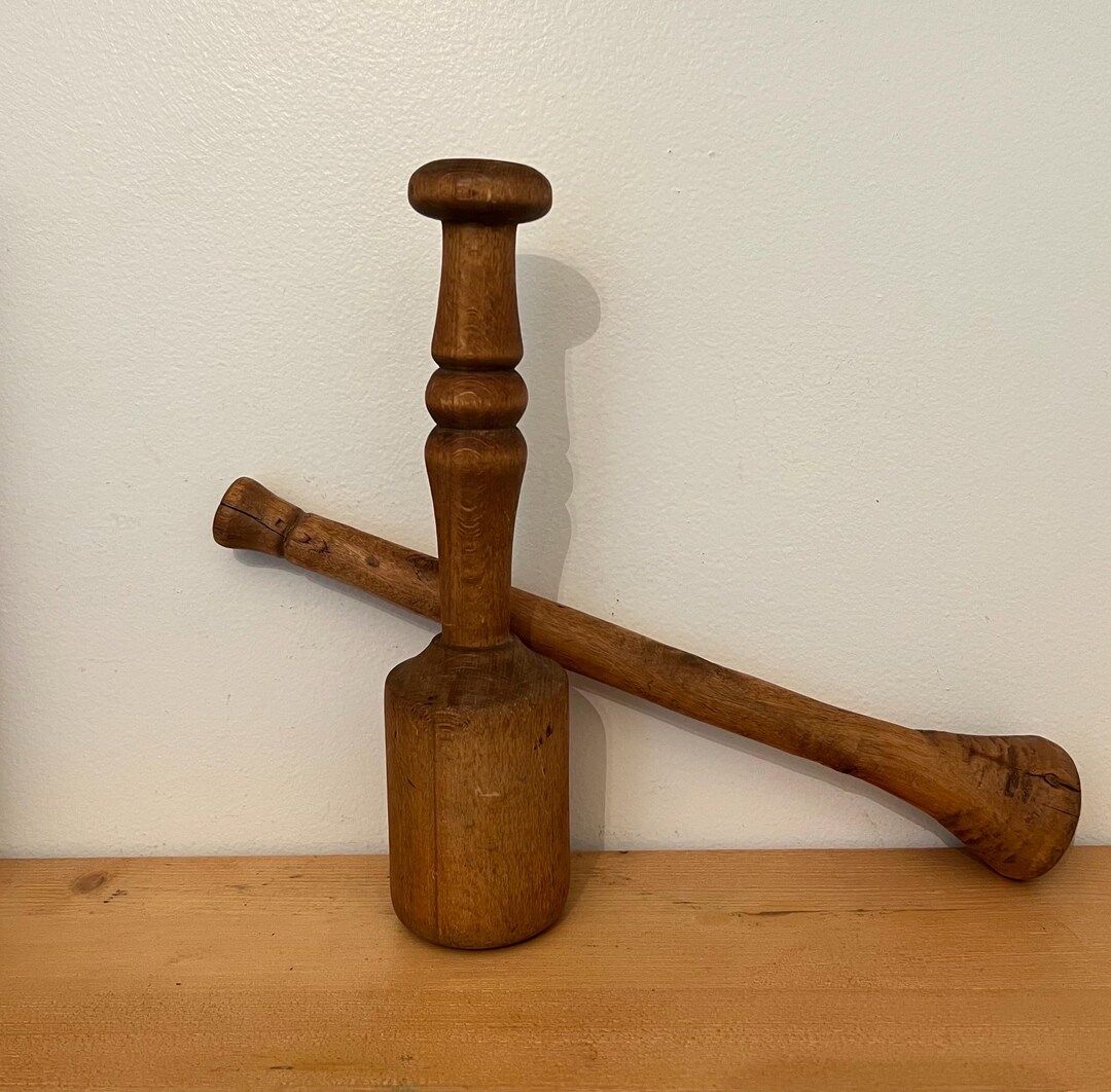 Primitive Wood Mashers, Rustic Wooden Mashers/farmhouse Kitchen/wood ...