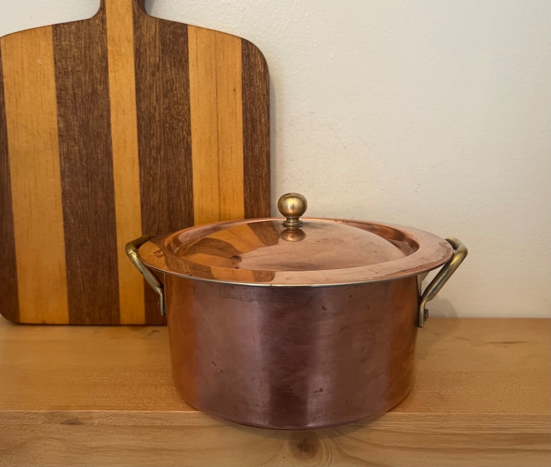 Copper Pot, Bluebird Made in Canda Copper 6” Pot/vintage Copper Pot ...