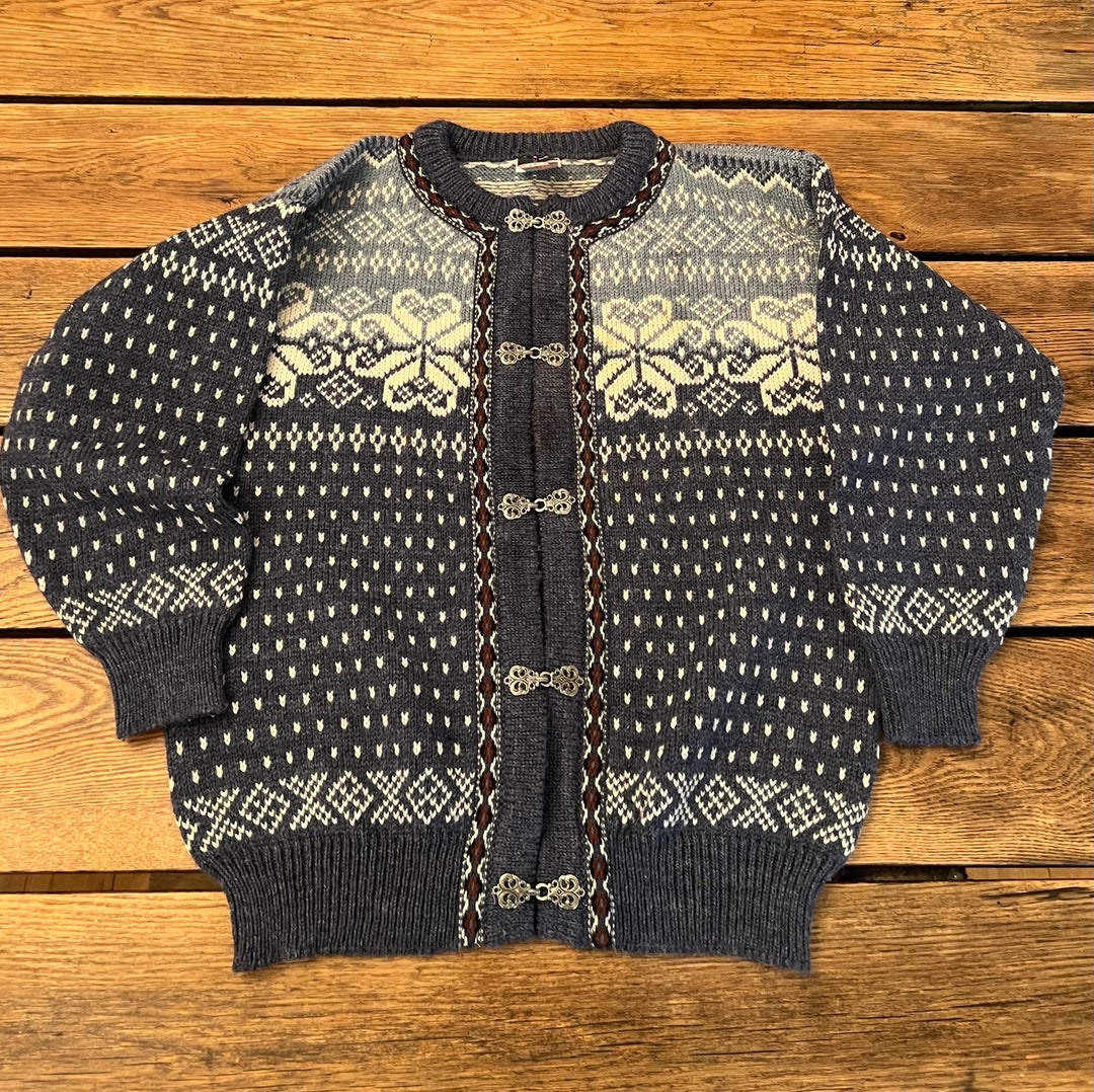 Vintage Dale of Norway Wool Clasp Cardigan Sweater, Size Small/vintage ...