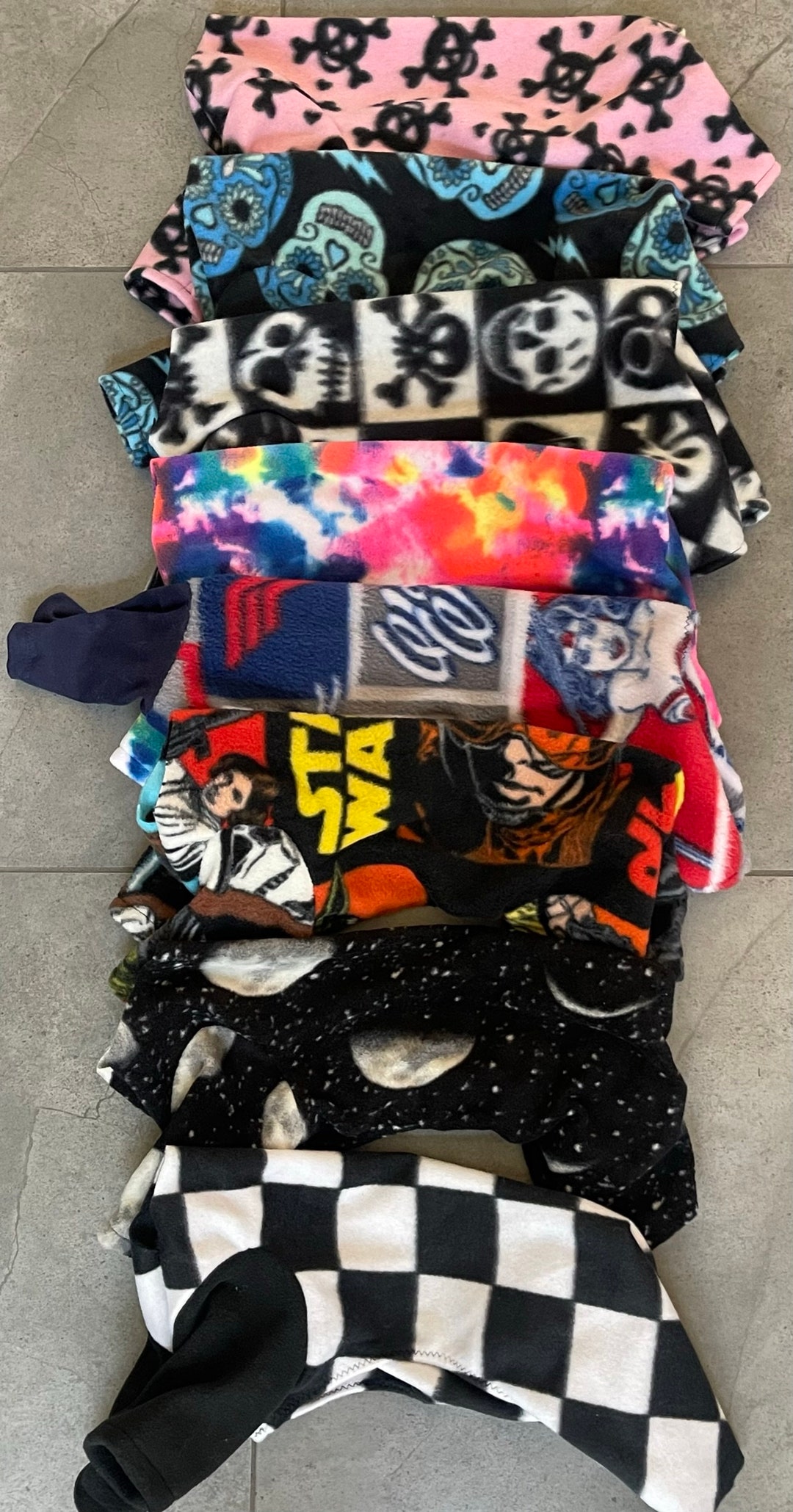 SM Premade Fleece Designs Listed in Drop Down Fleece Jammies 20% Goes ...