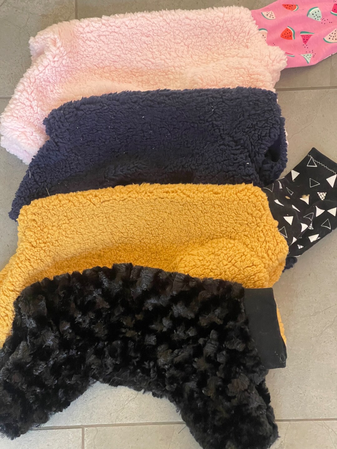 X SM 12" Minky/fur/ruffle Turtle Neck Colors in Drop Down 20% Goes to ...