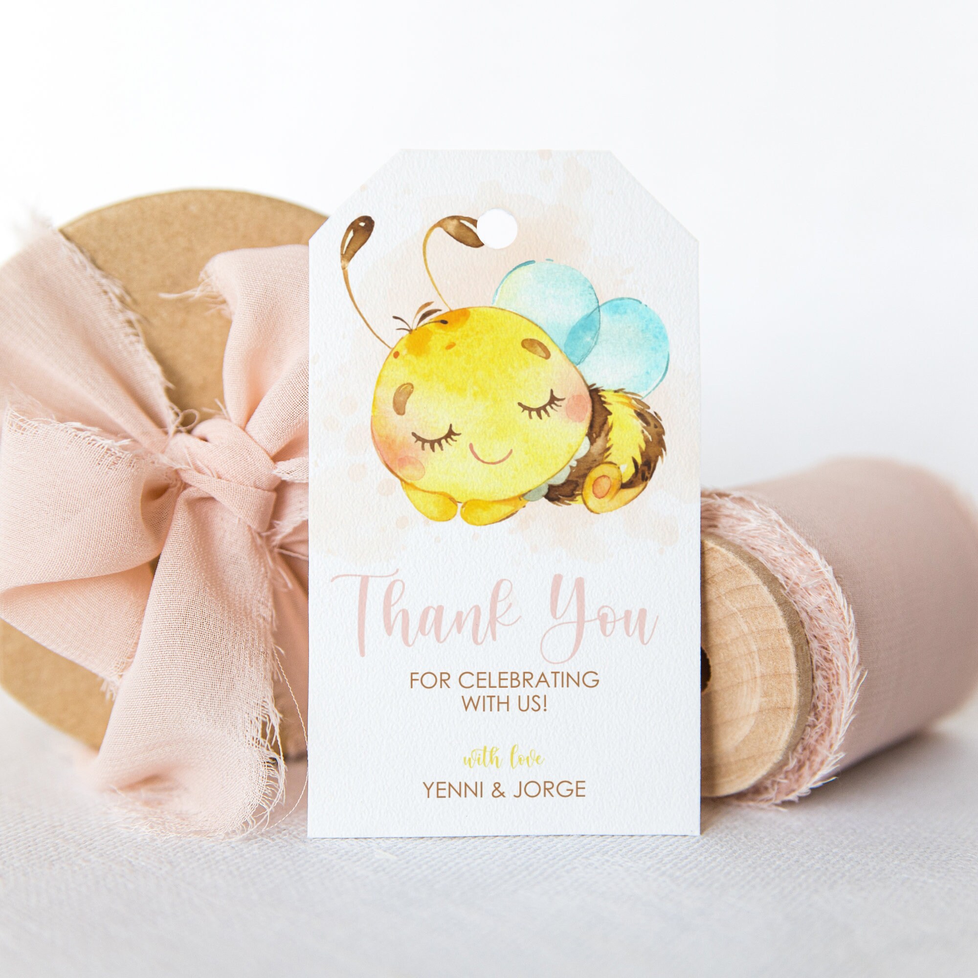 Bee Gift Tag - Etsy