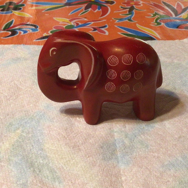 Red Elephant - Etsy