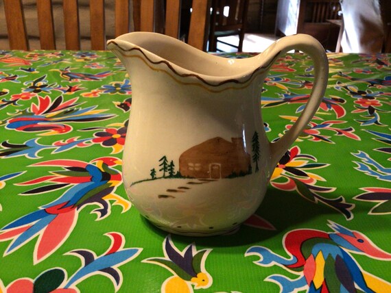 Vintage Devon Motto Ware Creamer or Small Pitcher the Road - Etsy