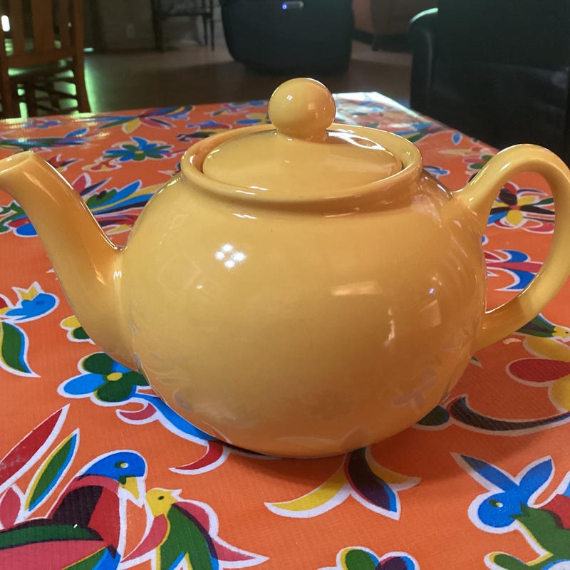 Yellow Teapot - Etsy