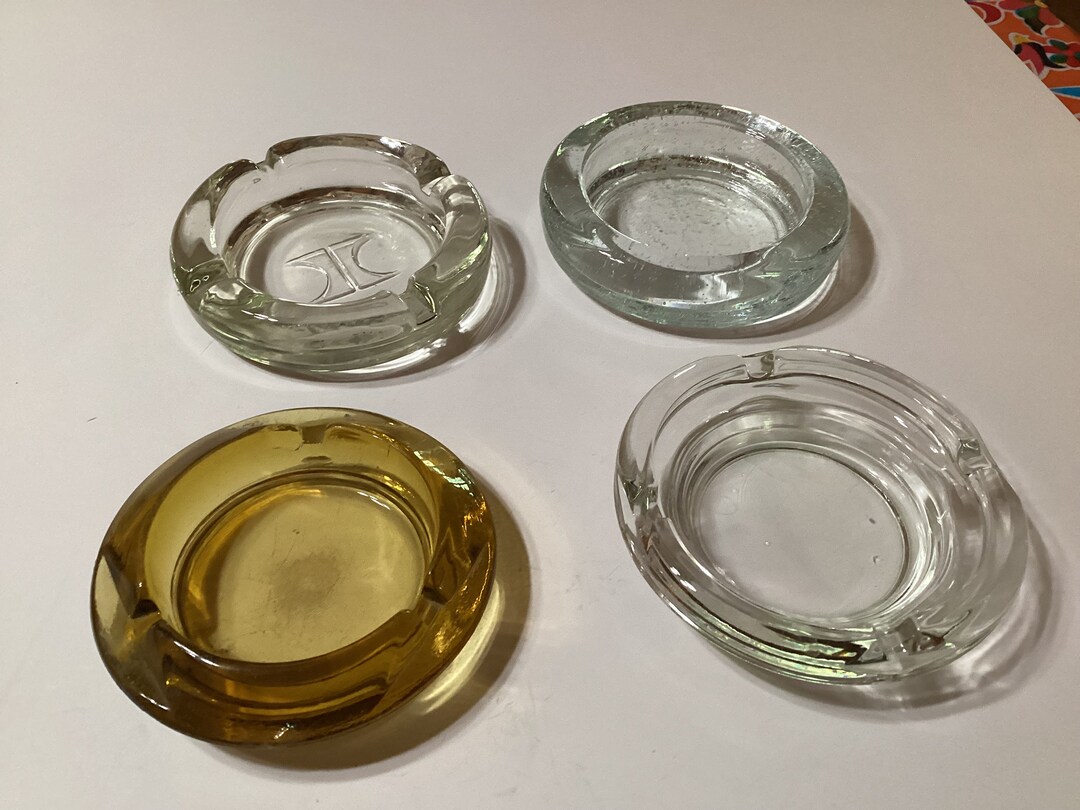 Vintage Assorted Glass Mid-century Ashtrays- Sold Separately - Etsy