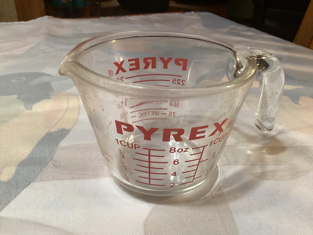 Vintage Pyrex 1 Cup Measuring Cup 508 - Etsy