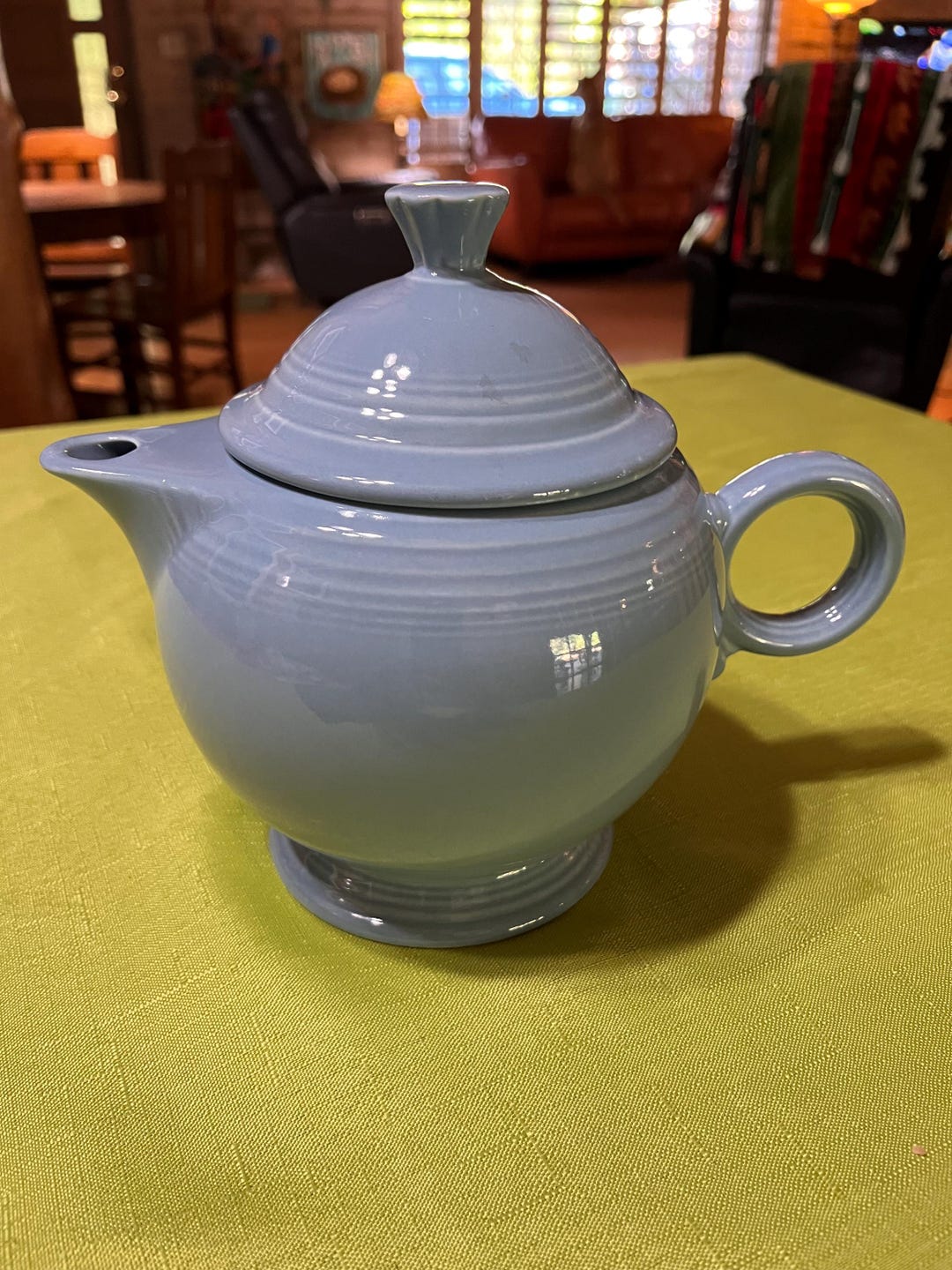 Vintage Fiesta Pottery Rare Periwinkle Blue Ring Teapot- USA - Etsy