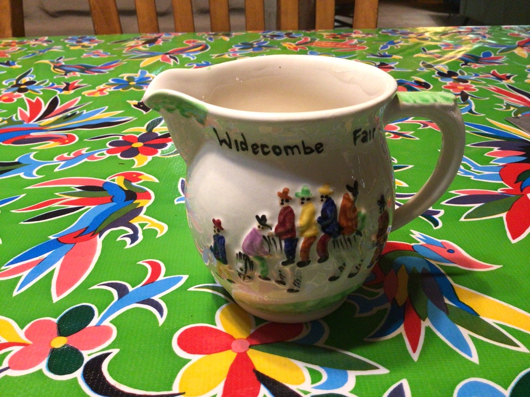 Vintage Widecombe Fair Souvenir Creamer- Widecombe Pottery, Devon ...