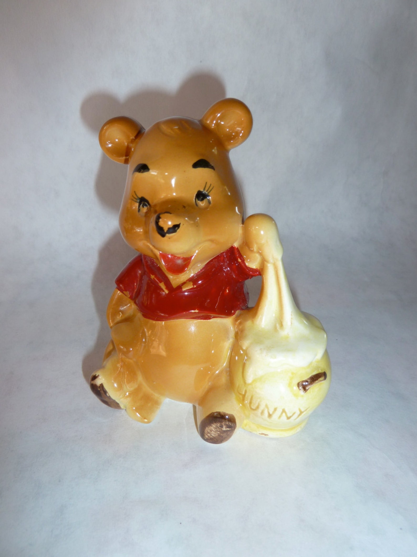 Vintage Winnie the Pooh Figurine Walt Disney Productions - Etsy