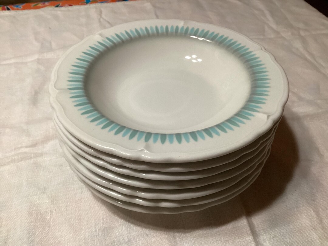 Vintage Shenango China Restaurant Ware Flower Shaped and Designed Set ...