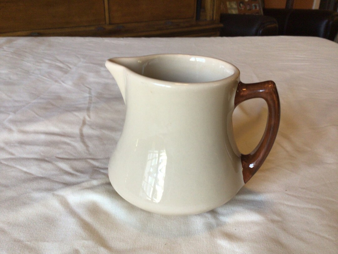 Vintage Beige Shenango Inca Ware Restaurant Ware Large Creamer or Small ...