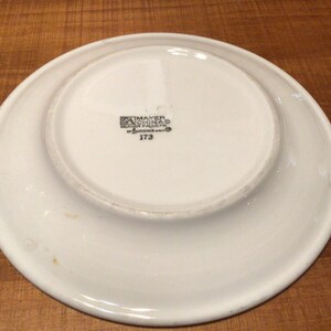 Vintage Pair of Mayer China Restaurant Ware Small Plates With Floral ...