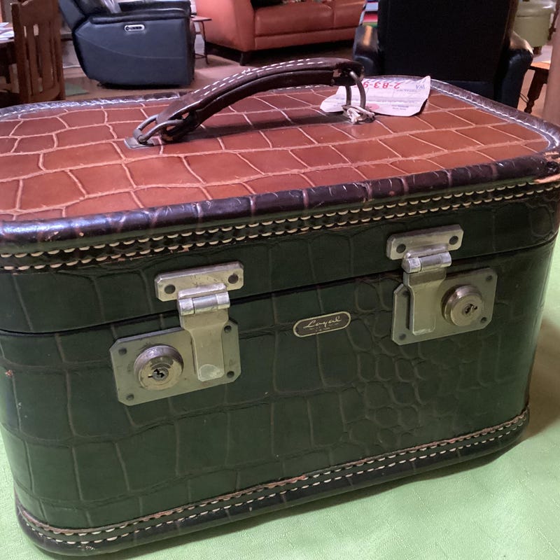 Leather Train Case - Etsy