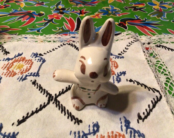Vintage Rio Hondo California Pottery Hand Painted Ceramic Bunny or ...