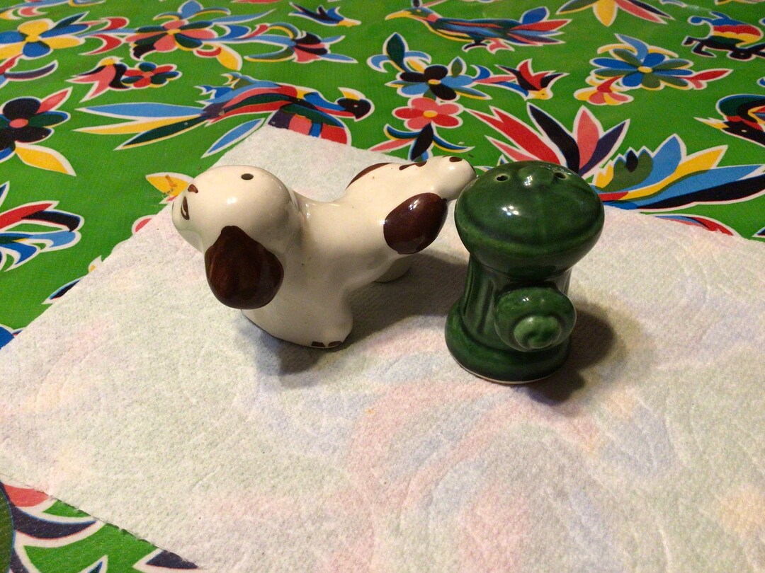 Vintage Rio Hondo California Pottery Hand Painted Ceramic Dog Lifting ...
