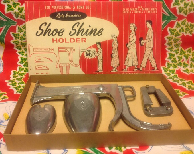 Vintage Lady Josephine Shoe Shine Holder - Etsy