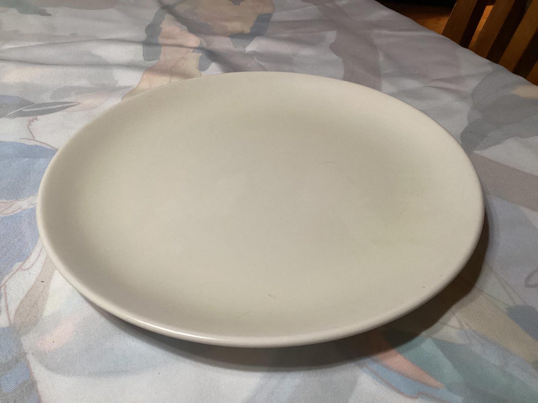 Vintage MCM Gladding Mcbean 12” Ivory Chop Plate or Platter - Etsy