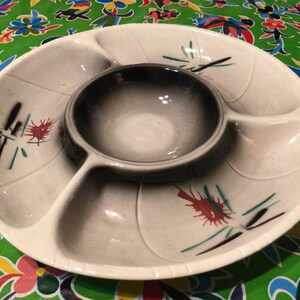 Vintage Nancy China Divided Relish Dish or Tray With 2 Handles - Etsy