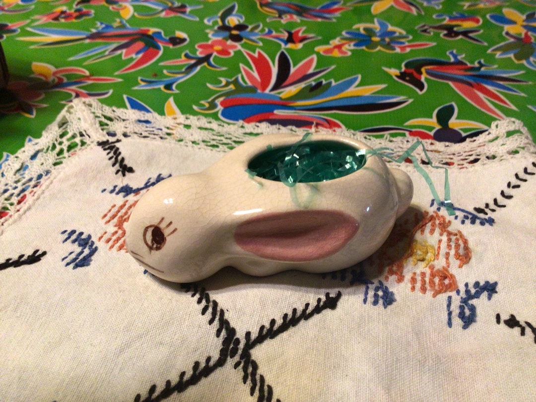 Vintage Rio Hondo California Pottery Hand Painted Ceramic Bunny or ...