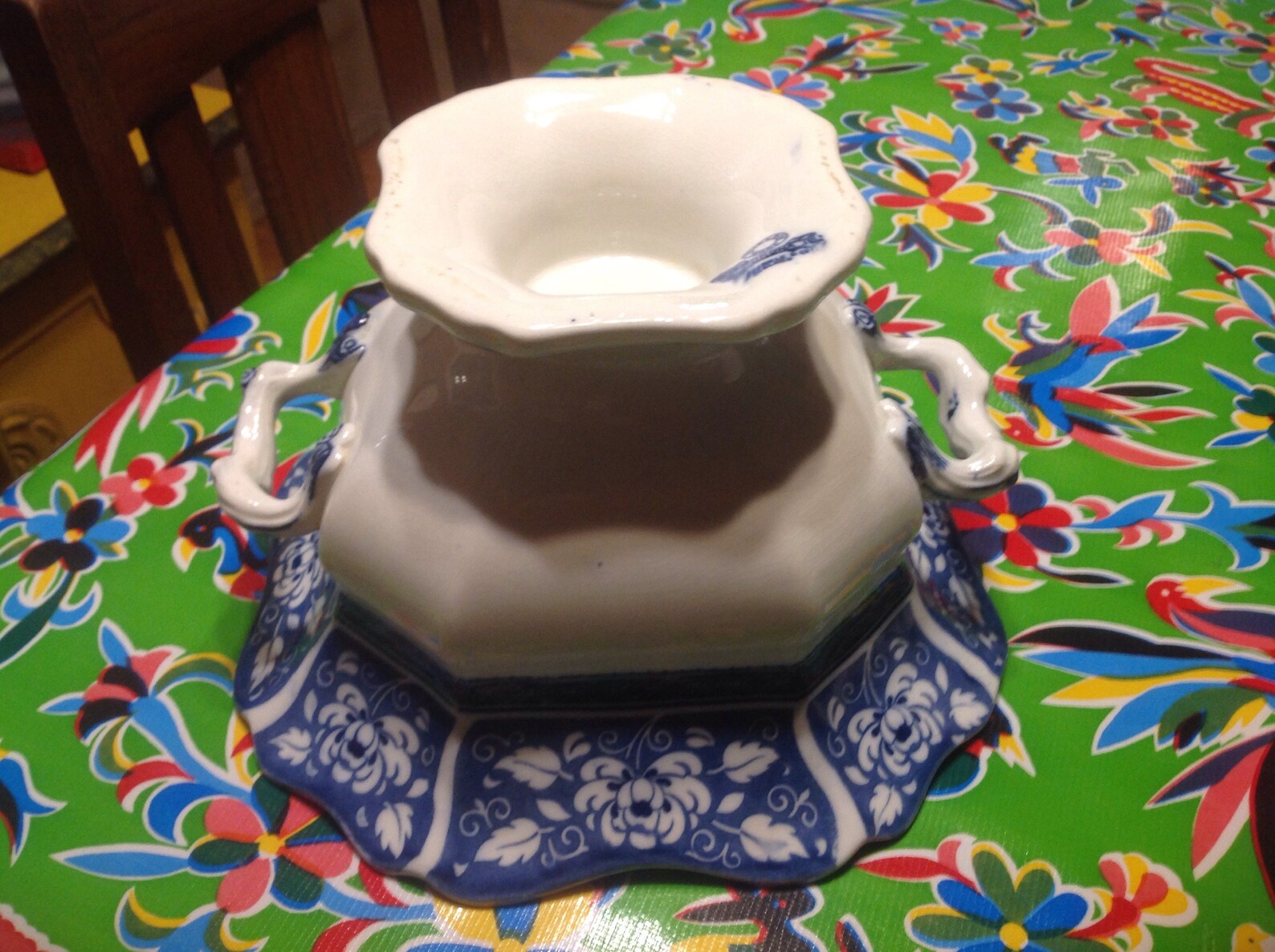 Vintage Whieldon Ware China Corona Pattern Flow Blue - Etsy