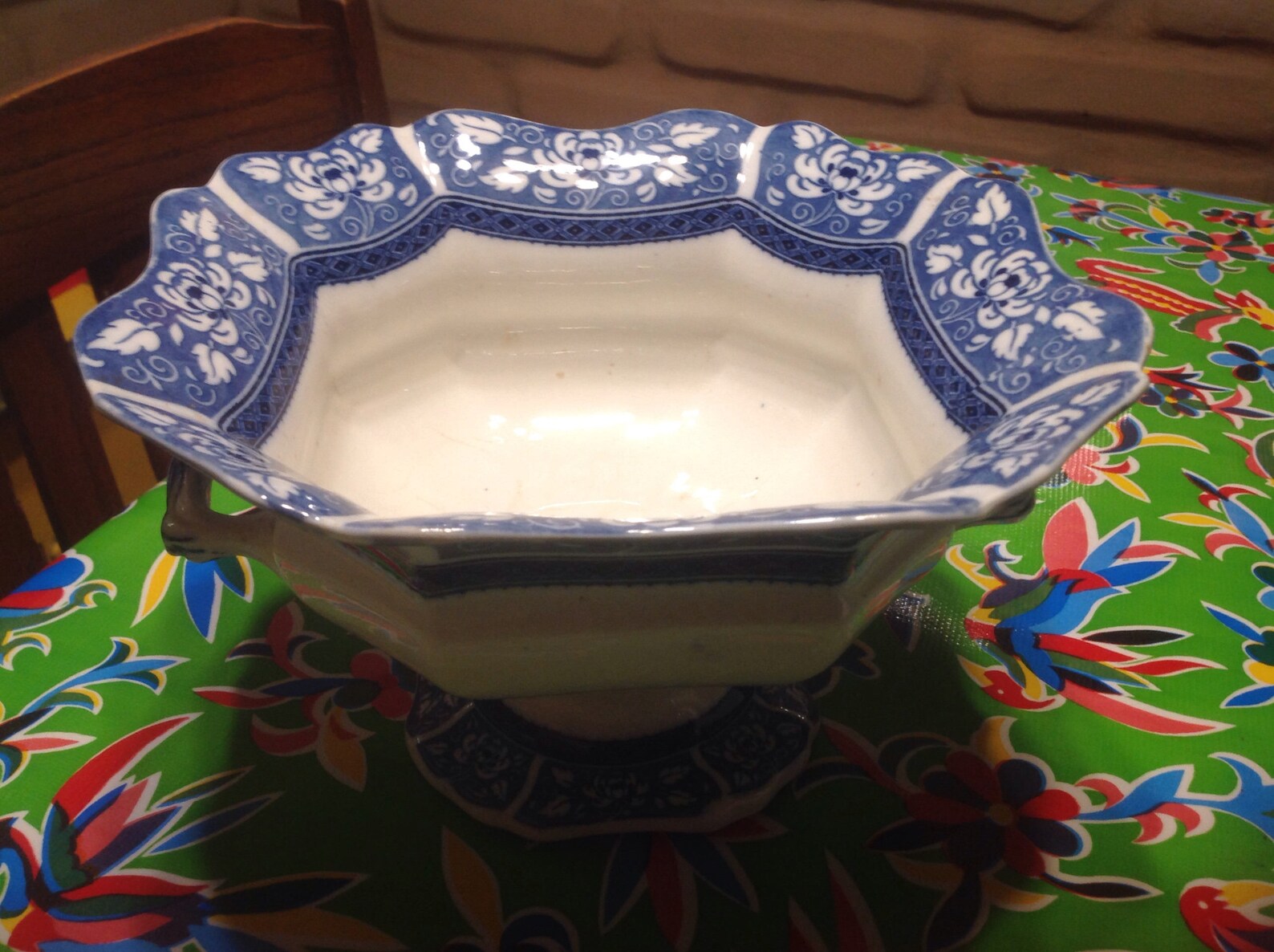 Vintage Whieldon Ware China Corona Pattern Flow Blue - Etsy
