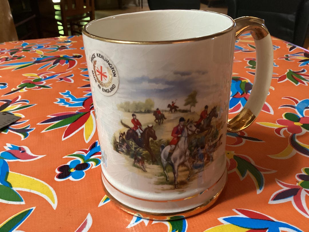 Vintage Price Kensington Fox Hunt Mug or Stein- England - Etsy