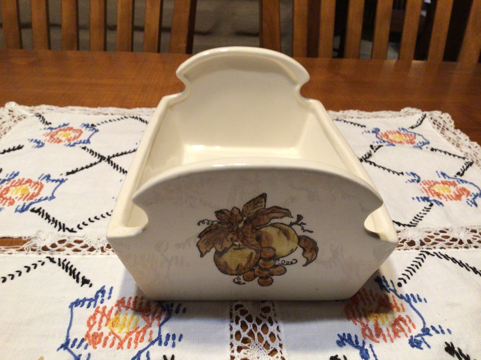 Vintage Poppytrail Gold Provincial Fruit Bread Tray by Metlox, Made in ...