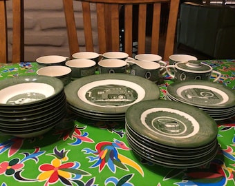 Mid-century Colonial Homestead Dinnerware Collection by Royal, Made in ...