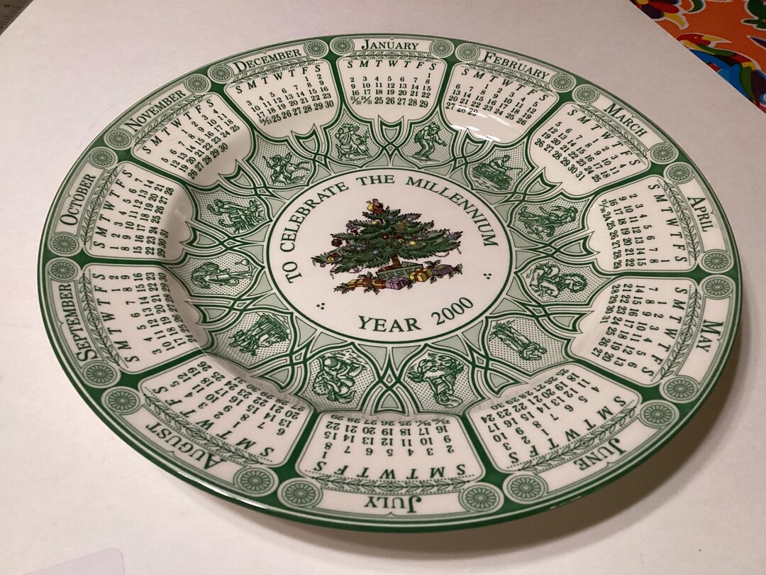Vintage Spode to Celebrate the Millenium Year 2000 Ceramic Calendar ...
