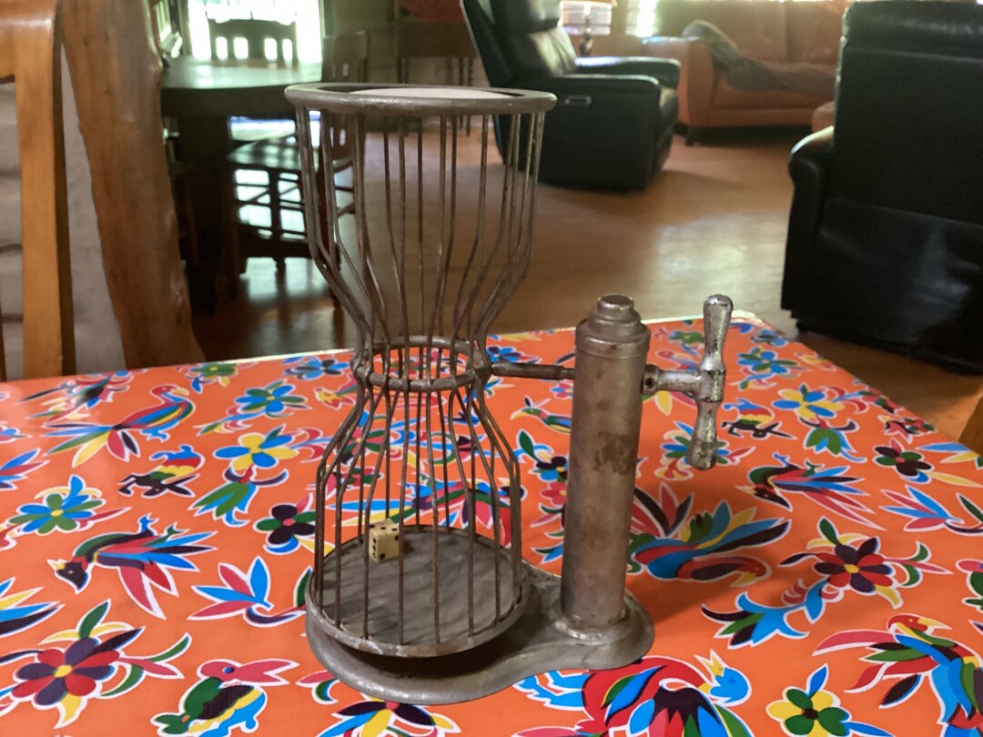Vintage Chuck A Luck Metal Cage Gambling Dice Game 1940s - Etsy