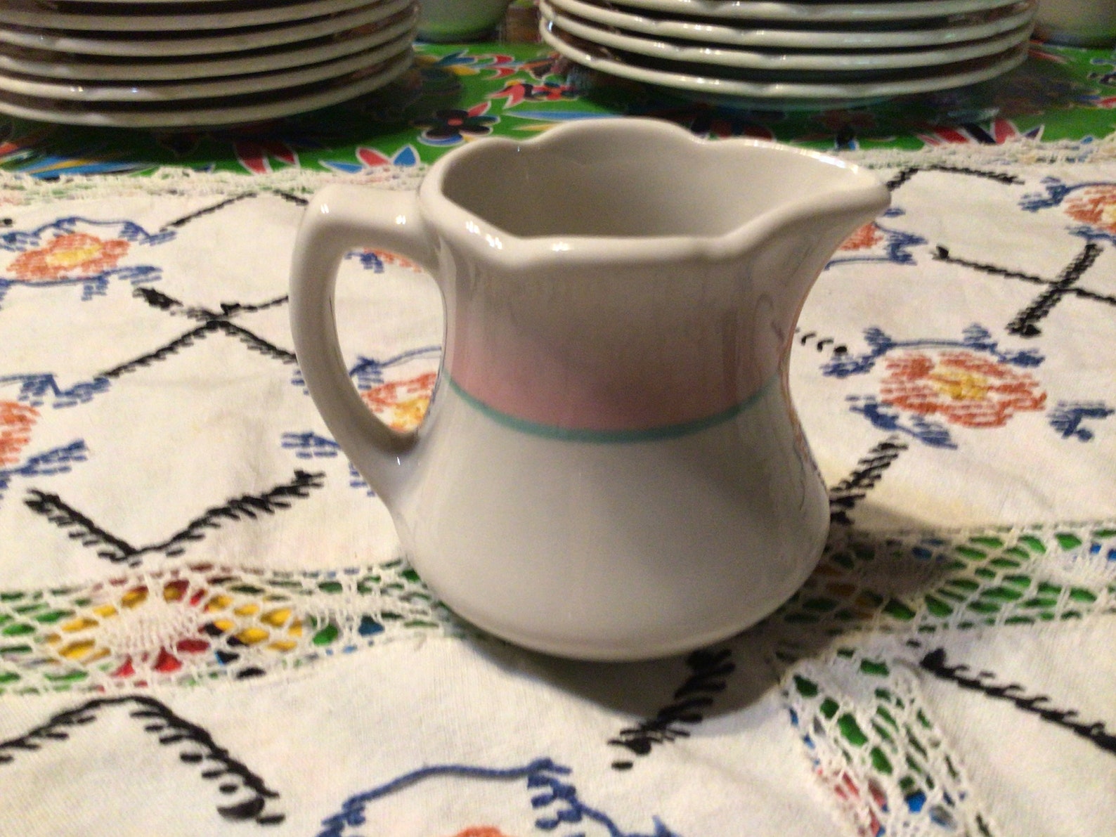 Vintage Walker China Vitrified Heavy Restaurant Ware creamer | Etsy