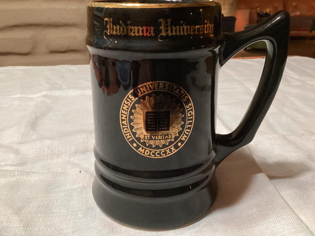 Vintage Indiana University College Commemorative Mug or Stein- WC ...