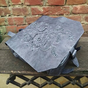 Braided and Decorated Leather Womens Backpack for 13 Inches - Etsy